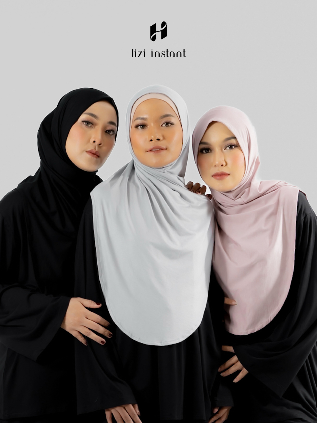 Jual HAIBOO Lizi | Bergo Instan Oval Rayon Spandex | Bergo Instant Syar ...