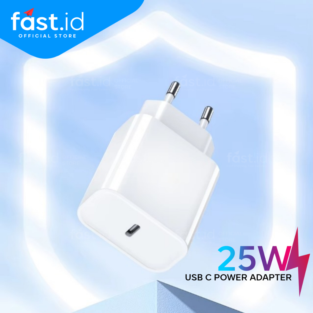 Jual POWER ADAPTER 25W USB-C ORIGINAL GREENPEEL ADAPTOR 25 WATT ...