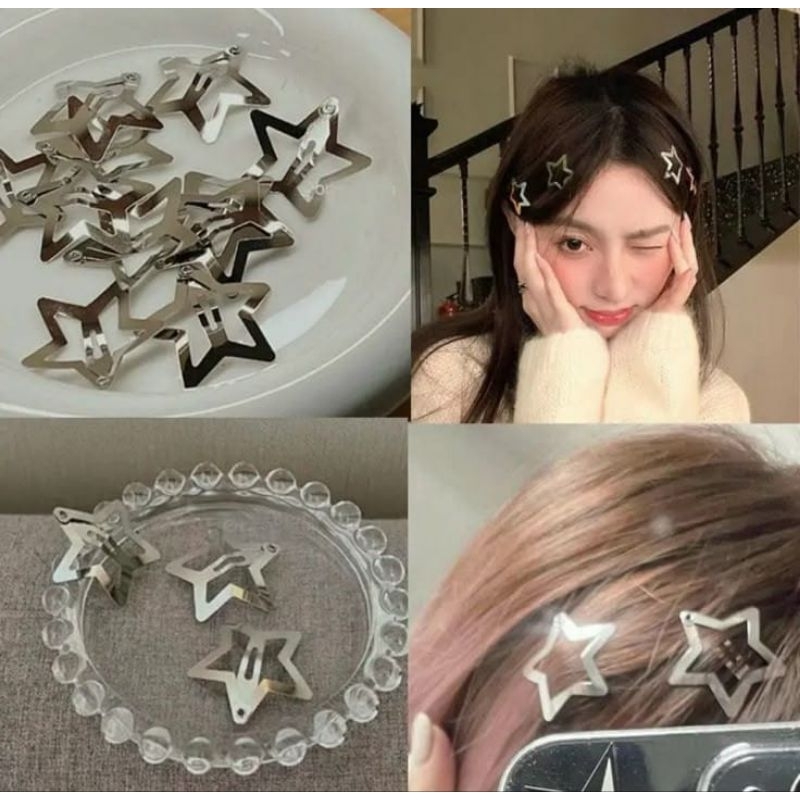 Jual JEPIT BINTANG SILVER 1 pcs | Shopee Indonesia