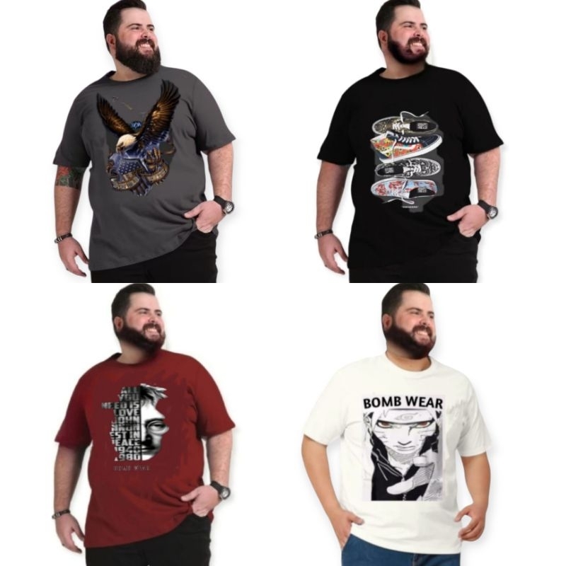 Jual kaos pria jumbo kaos jumbo kaos distro kaos ukuran 2xl sampai 5xl ...