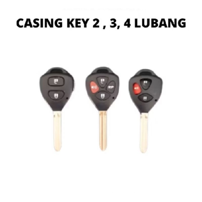 Jual Casing Kunci Toyota Innova Vios Fortuner Altis 2 Tombol 3 Tombol ...