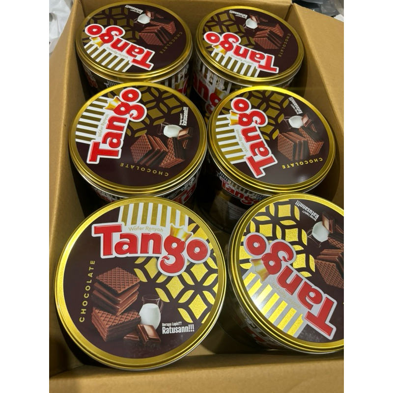 Jual Tango Wafer Coklat Kaleng 240 gr 1 Karton Isi 6 pcs | Shopee Indonesia