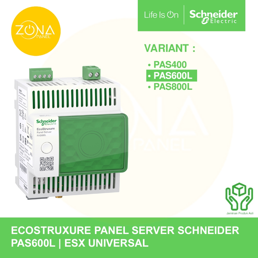 Jual ECOSTRUXURE ESX PANEL SERVER SCHNEIDER 24VDC UNIVERSAL PAS600L ...