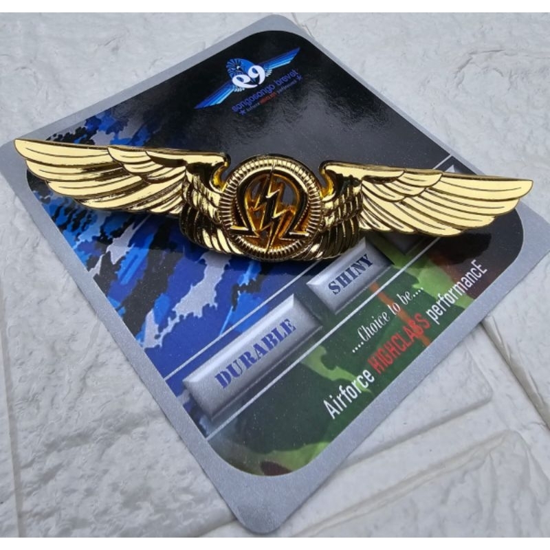 Jual Brevet TNI AU, Wing Elektronika | Shopee Indonesia