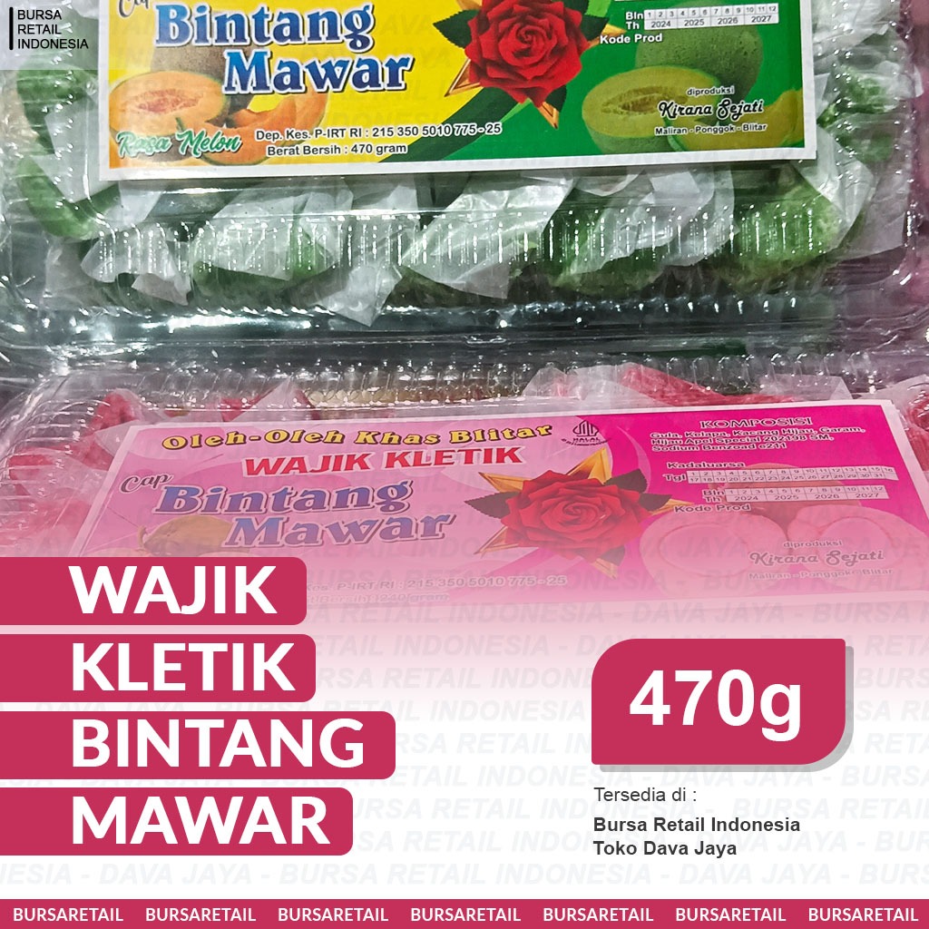 Jual Wajik Kletik Bintang Mawar | Jajan Tradisional | Snack Lebaran ...