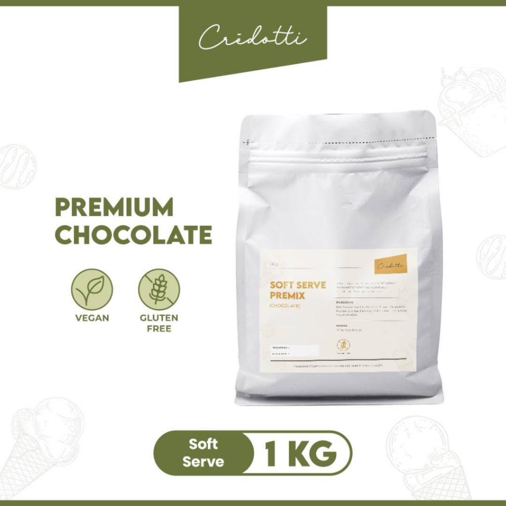 Jual Premix Ice Cream Soft serve Chocolate Powder / Bubuk Es Krim Rasa ...
