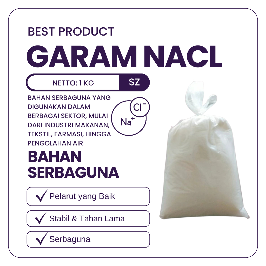 Jual NACL/Garam industri 1kg | Shopee Indonesia