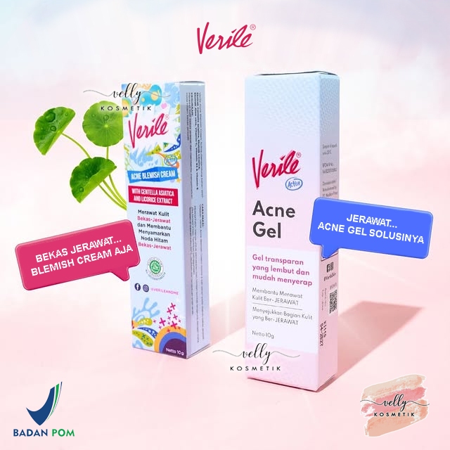 Jual Verile Acne Gel | Blemish Cream | Spot Gel | Obat Jerawat 10g ...