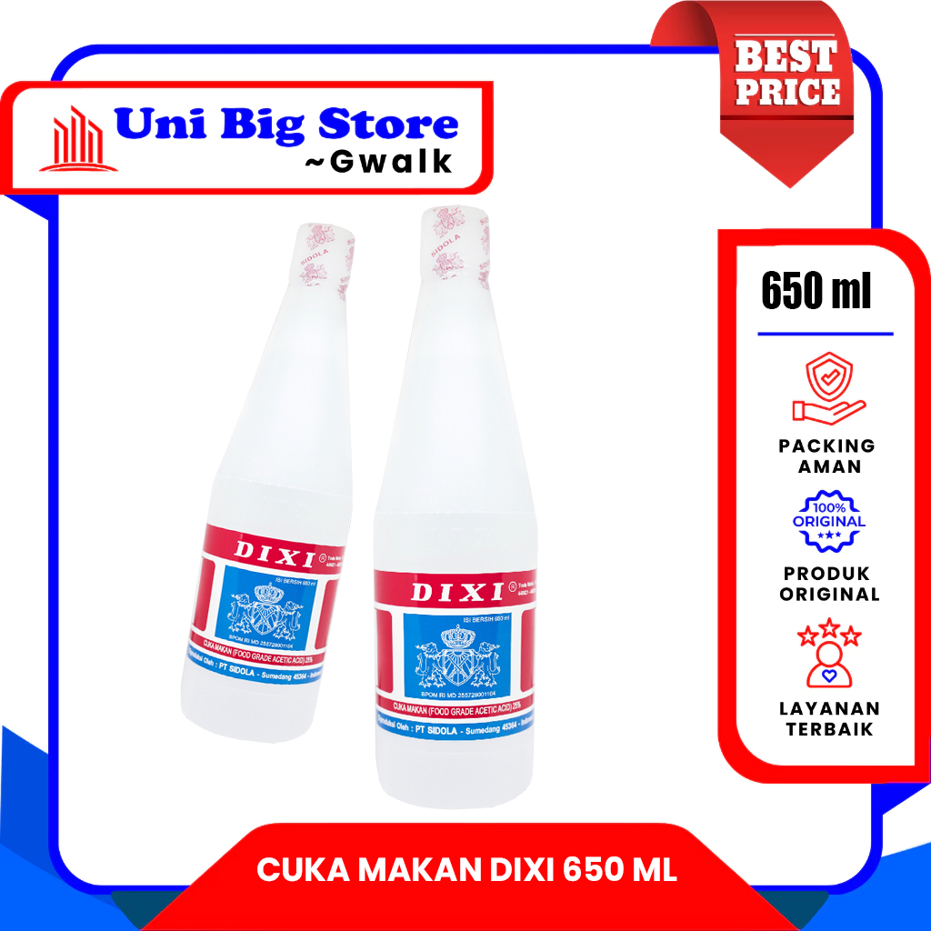 Jual CUKA MAKAN DIXI - 650 ml | Shopee Indonesia