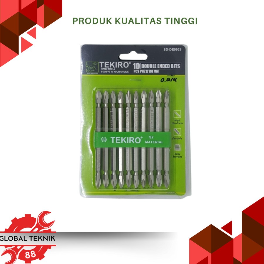 Jual Mata Obeng Panjang Tekiro + PH2x110mm | Shopee Indonesia