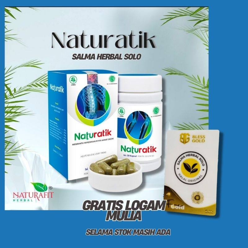 Jual Naturatik Obat Herbal Asam Urat Nyeri Sendi Pengapuran Rematik ...