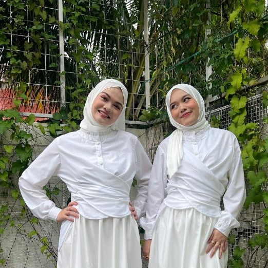 Jual KAMAR MERONA X NADIA RISTIVANI - Milan Wrap Shirt - Kemeja Wrap ...