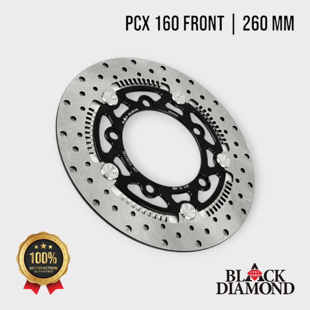 Jual Black Diamond - Front Disc Brake 260mm PCX 160 Piringan Cakram Belakang Semi Floating ...