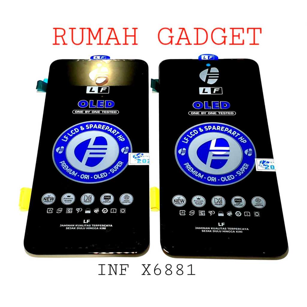 Jual LCD OLED *NF HOT 50 PRO/X6881 BLACK FULLSET TOUCHSCREEN | Shopee ...