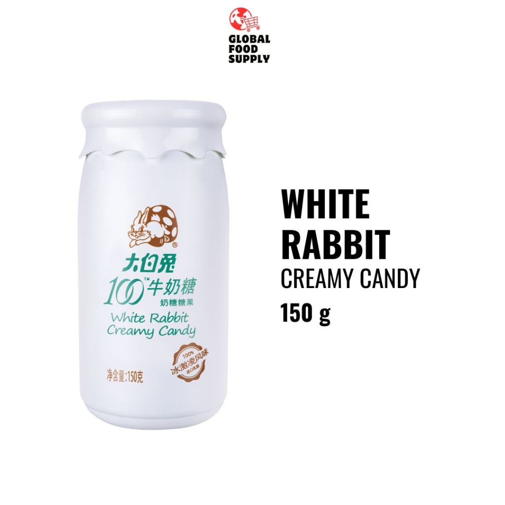Jual White Rabbit Creamy Candy 150 gr (Original Kemasan Botol) | NON ...