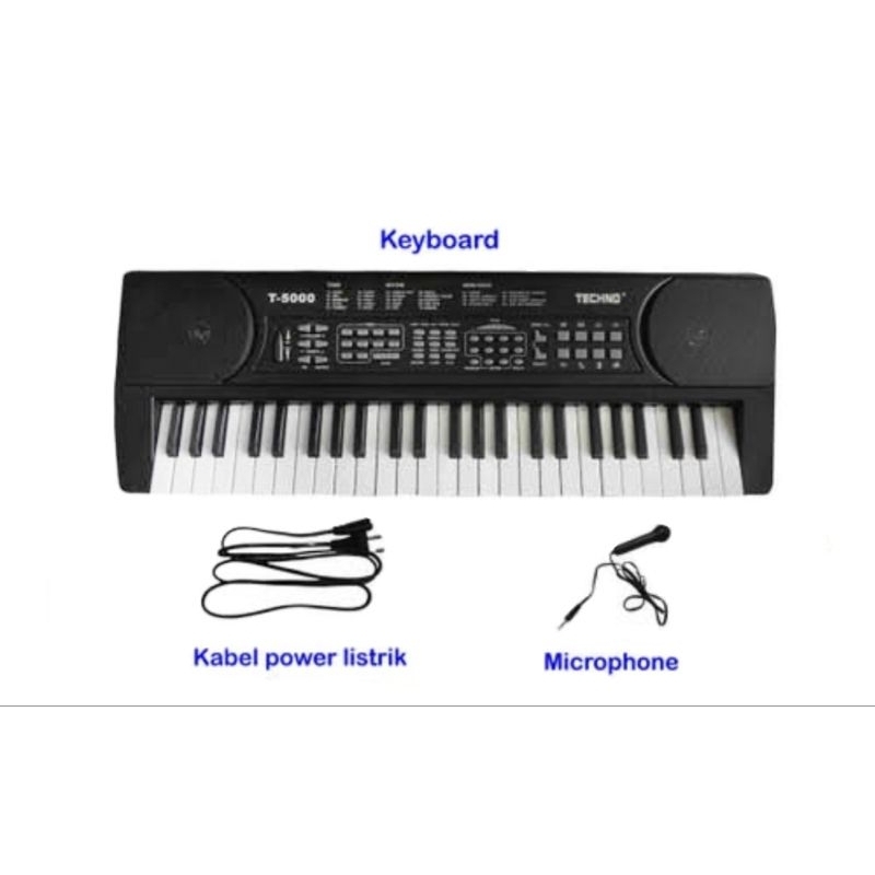 Jual Alat Musik Piano Electronic Organ Keyboard Techno 5000 T5000 T ...