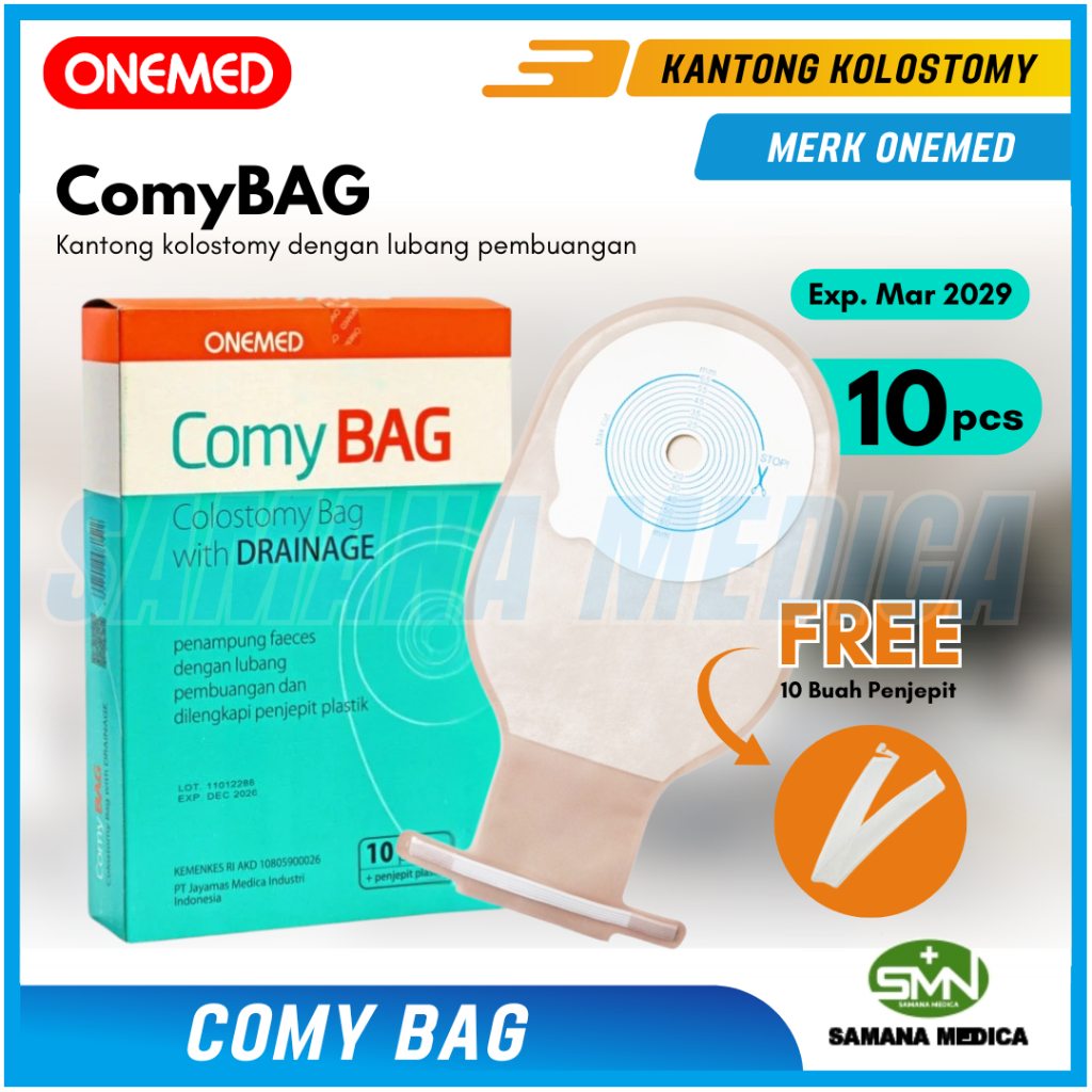 Jual Comy Bag Kantong Kolostomi ONEMED - Kantong Penampung Feses Pada ...