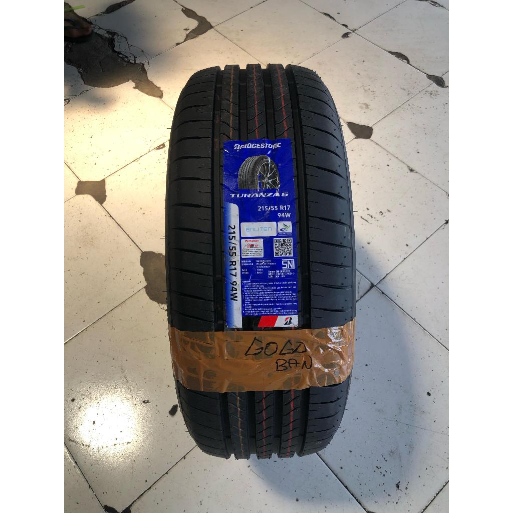 Jual Ban Mobil Bridgestone 215/55 R17 Turanza6 atau Turanza T005A 94W Innova Venturer 215/55/17 ...