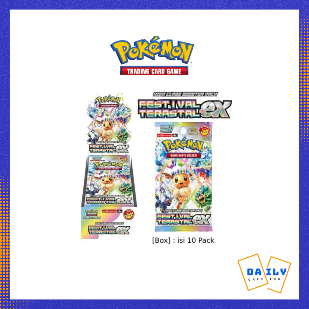 Jual BOOSTERPACK POKEMON Festival Terastal EX (1 Box) | Shopee Indonesia