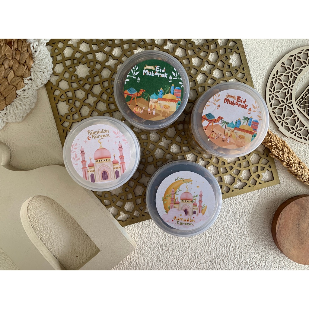 Jual Belt Selongsong Sticker Toples Jar Kue kering Lebaran / Idul Fitri ...