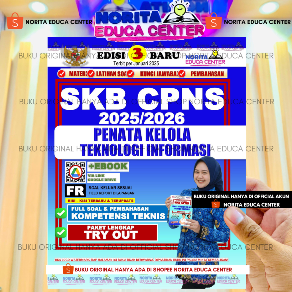 Jual BUKU SKB CPNS PENATA KELOLA TEKNOLOGI INFORMASI NORITA EDUCA ...