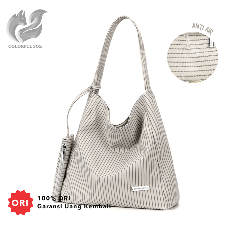 Jual COLORFUL FOX 1002 Tas Selempang Wanita Shoulder Bag Tote Bag Bahan ...