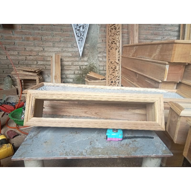Jual loster kayu jati polos 10x50 | Shopee Indonesia