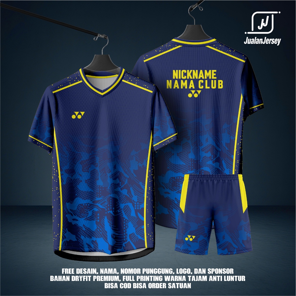 Jual JERSEY BAJU BADMINTON BULUTANGKIS CUSTOM FREE CUSTOM DESIGN- NAMA-CLUB | Shopee Indonesia