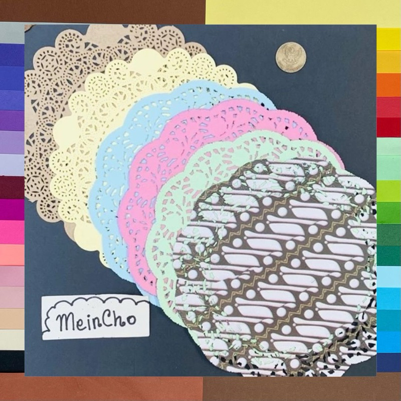 Jual (10 lembar) Kertas Dolly Paper Dollies Doli Doilies Kertas Doly ...