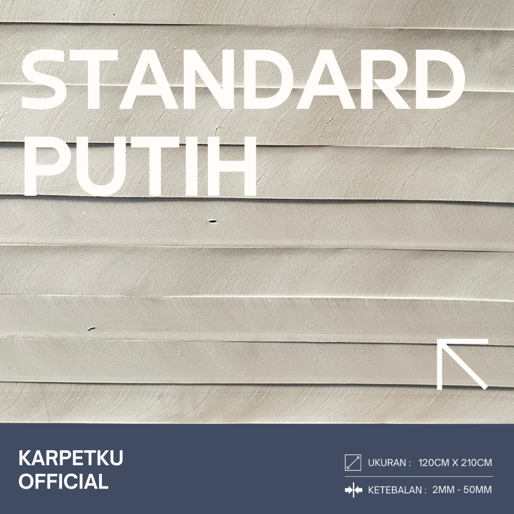 Jual Eva Sponge / Busa Hati / Spon Ati – PUTIH (125 X 220) Ukuran 2 MM ...