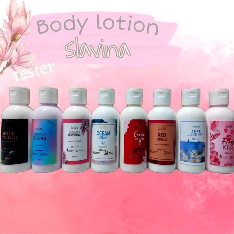 Jual SLAVINA BODY LOTION 60ml MINIHANDBODY MINI | Shopee Indonesia