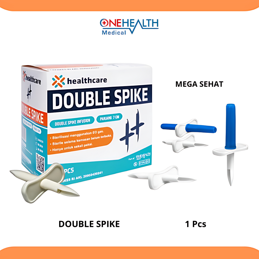 Jual Alat Tusukan Cairan Infus Double Spike Healtcare Penusuk Infusion ...