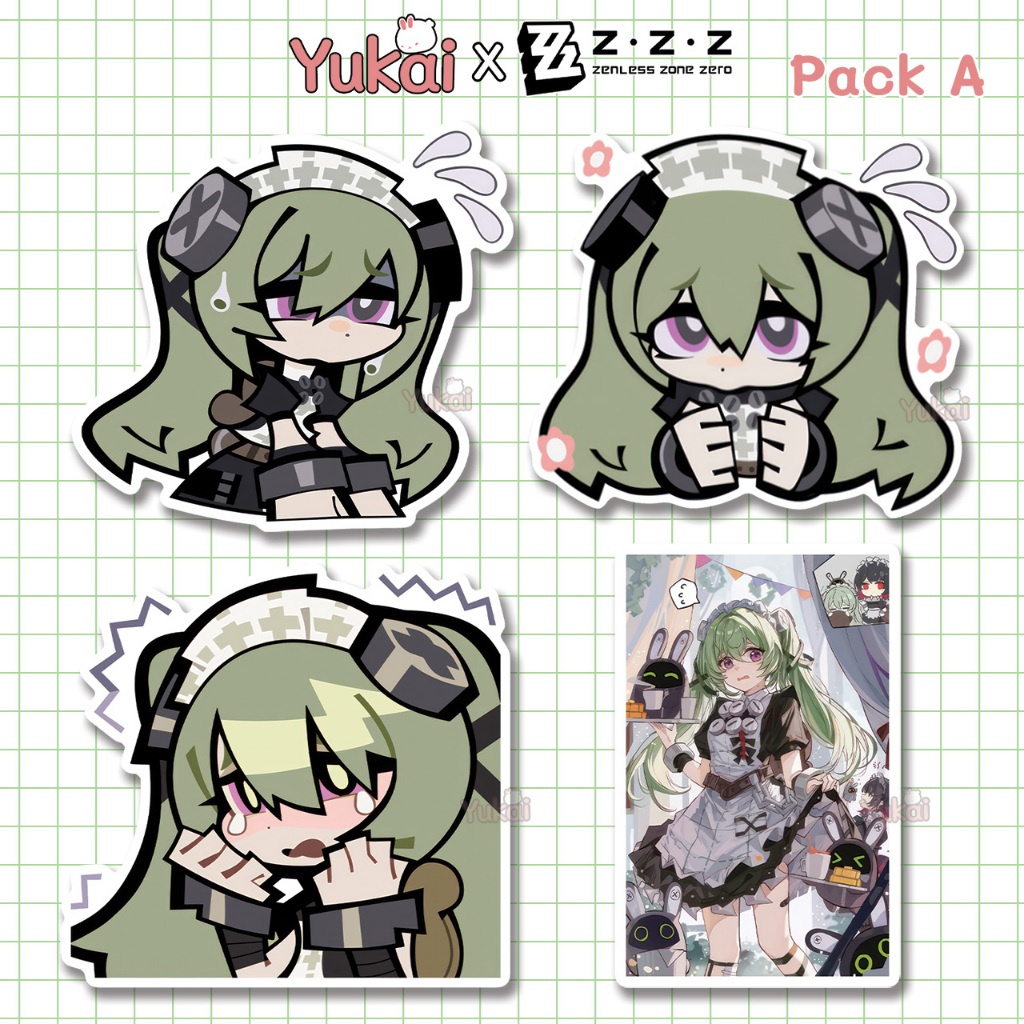 Jual Stiker Corin Zenless Zone Zero (ZZZ) Premium - Sticker Pack Anime ...