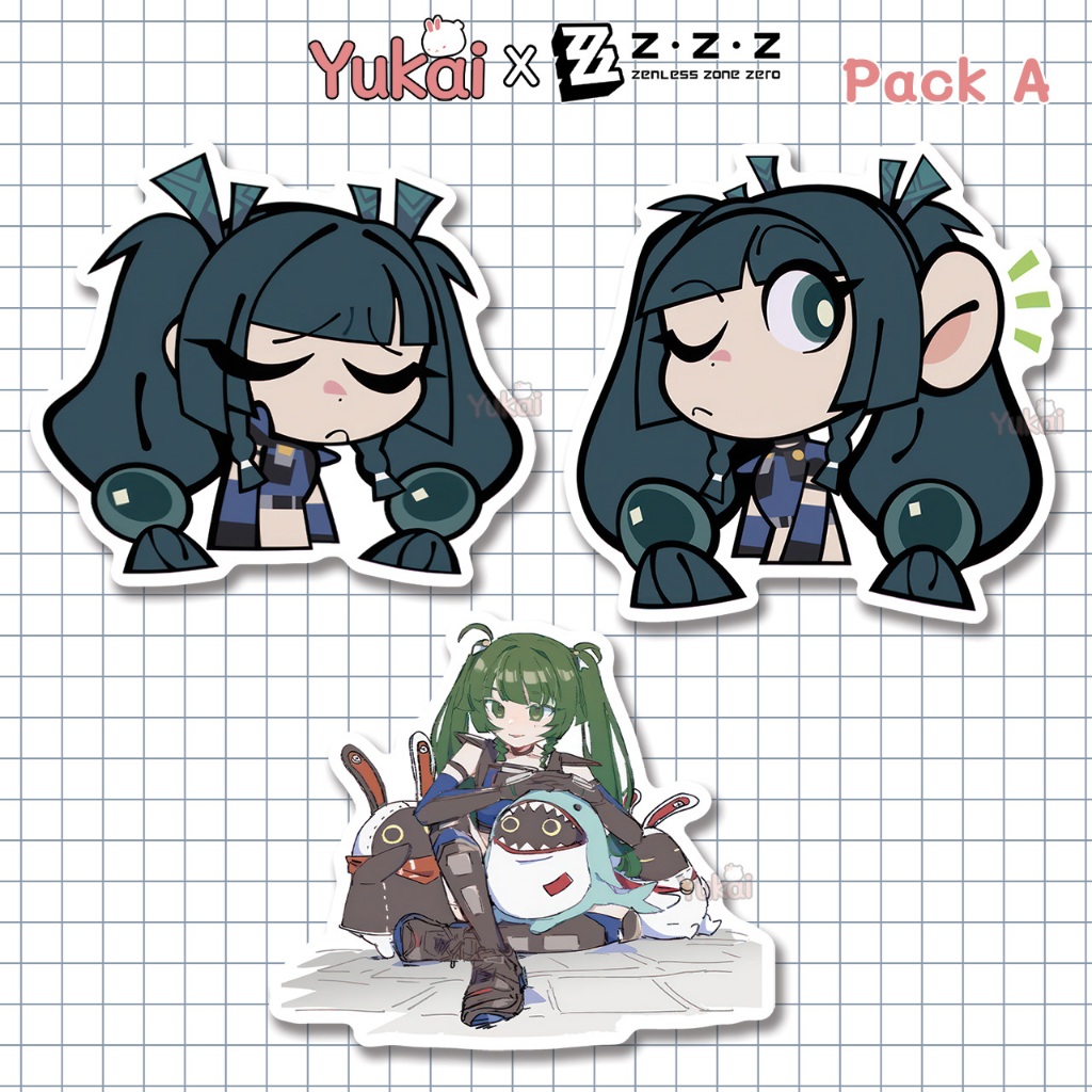 Jual Stiker Qingyi Zenless Zone Zero (ZZZ) Premium - Sticker Pack Anime ...