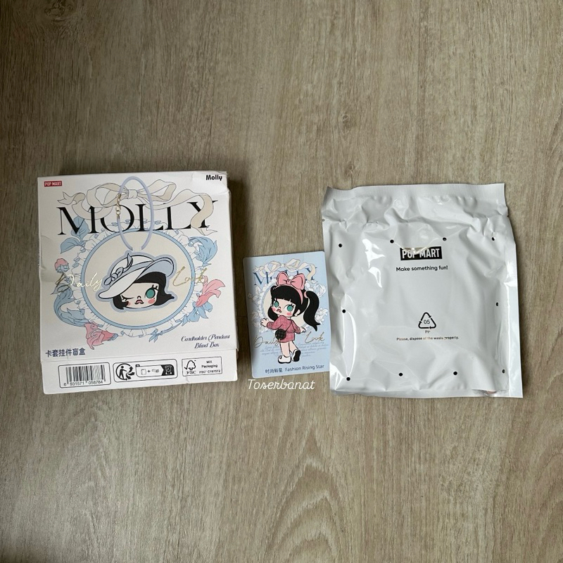 Jual NEW popmart 100% original molly card holder fashion rising star bagus murah termurah ori ...