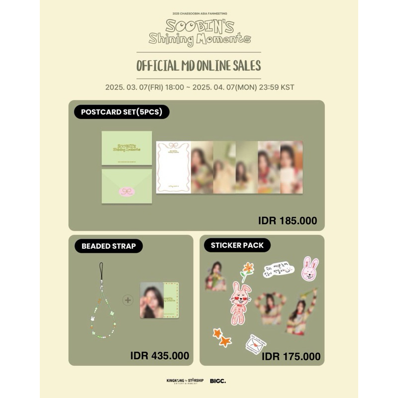 Jual [DP] 2025 CHAE SOOBIN ASIA FANMEETING [SOOBIN's Shining Moments ...