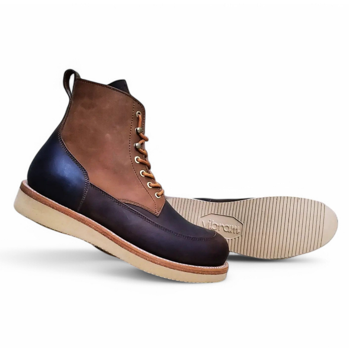 Jual Hard Motion Austin Sepatu Boots Pria Kulit Asli Goodyear Welted ...