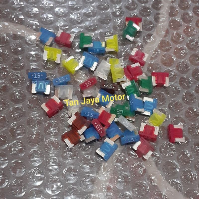 Jual Sekring Fuse Micro Buntung Sekring Tancap Xpander 10A 15A 30A 7,5A ...
