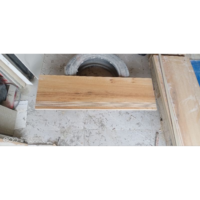 Jual granit pijakan anak tangga motif kayu natural 30x120 custom ukuran ...