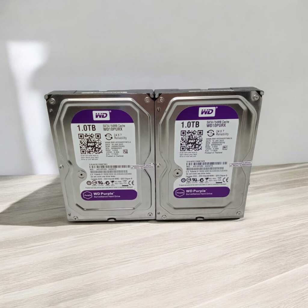 Jual Hardisk 1TB WD PURPLE SATA 3,5" BARU- HDD INTERNAL PC CPU COMPUTER ...