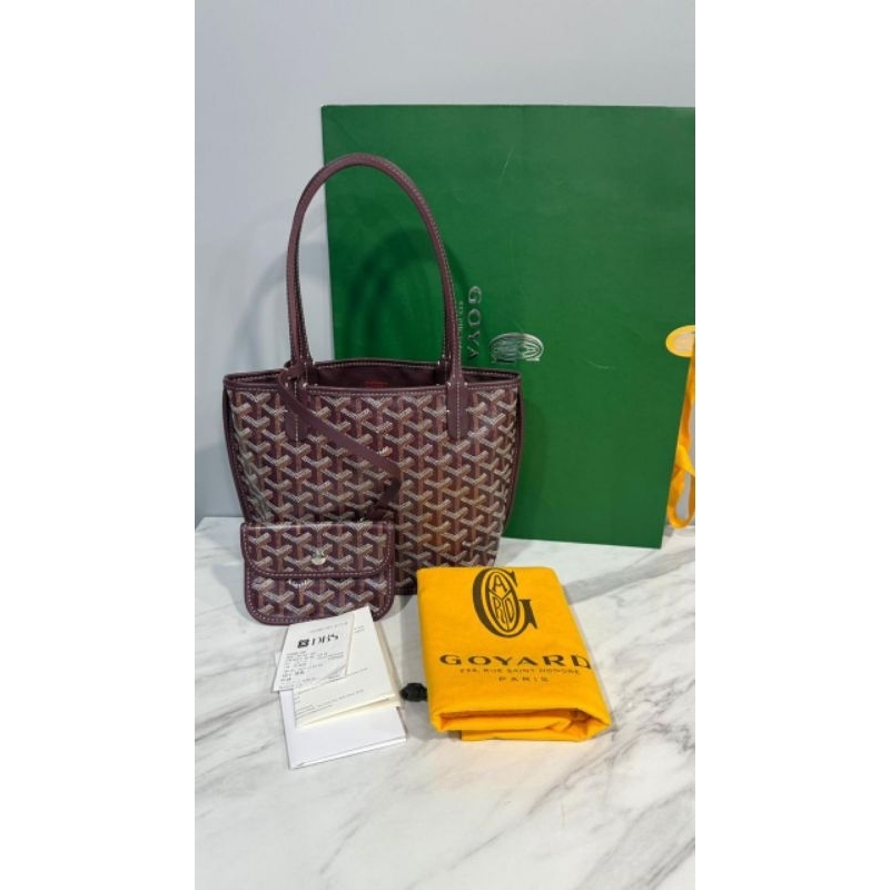 Jual Goyard mini anjou original receipt 2024 authentic | Shopee Indonesia