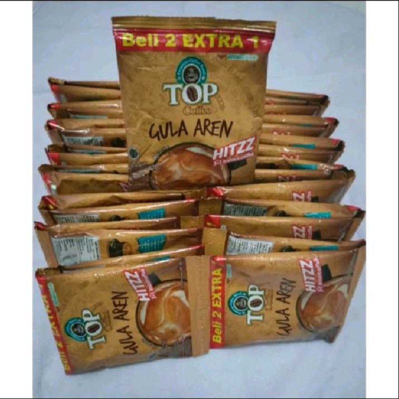 Jual Kopi Top Gula Aren 22 gr 1 Renceng isi 15 sachet | Shopee Indonesia