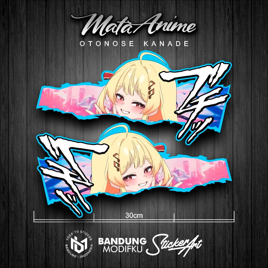 Jual STICKER MATA ANIME / STIKER / OTONOSE - 1 / DECAL MATA KIRI KANAN ...