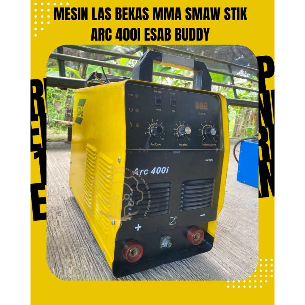 Jual Mesin Las Bekas MMA 400A Esab Buddy ARC 400i Mesin Las Listrik SMAW STIK 3 phase | Shopee ...