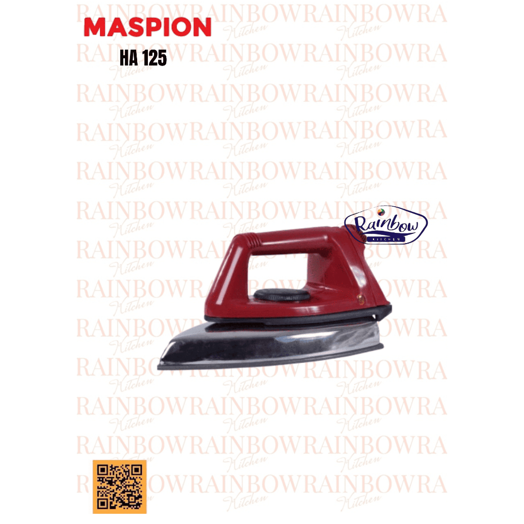 Jual MASPION - Setrika Maspion / Dry Iron HA-125 (300 Watt) | Shopee ...