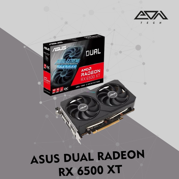 Jual VGA ASUS DUAL Radeon RX 6500 XT 4GB OC Edition GDDR6 | Shopee Indonesia