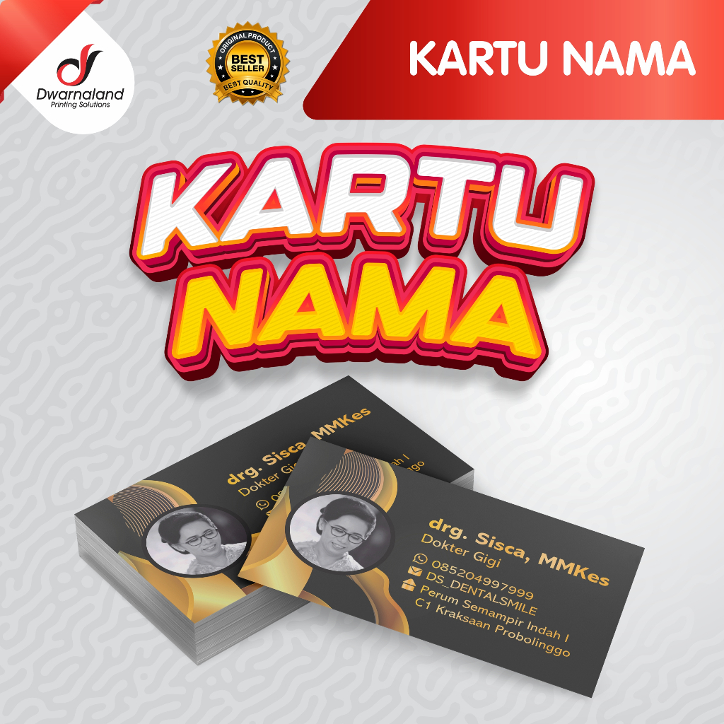 Jual CETAK KARTU NAMA CUSTOM PRINT KARTU NAMA CUSTOM SATU SISI ATAU DUA ...