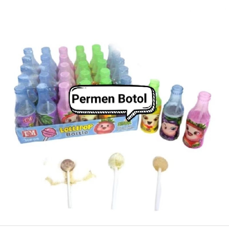 Jual PERMEN BOTOL PERMEN LOLIPOP PERMEN VIRAL MAKANAN ANAK-ANAK LAKI ...