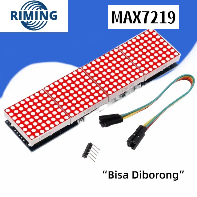 Jual MAX7219 8x32 LED Dot Matrix Display Module MAX 7219 8*32 Running Text | Shopee Indonesia