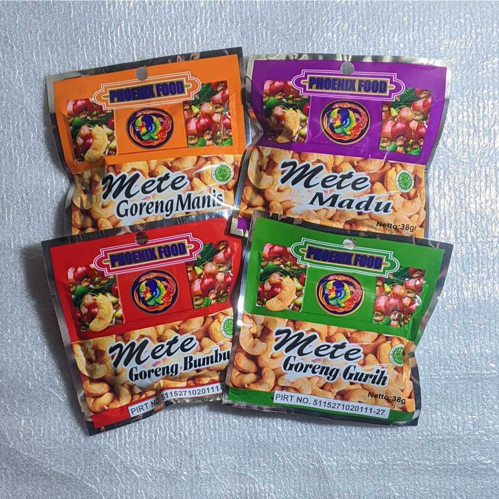 Jual [ HALAL ] Kacang Mete Berbagai Macam Varian Rasa Isi 38gr / Kacang ...
